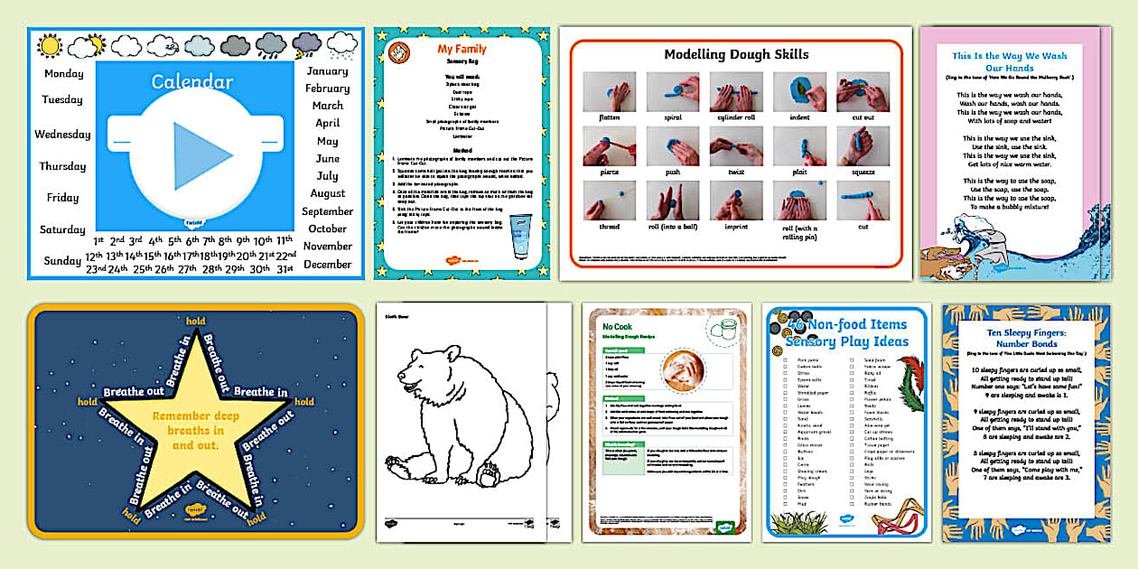 EYLF Term 1 Week 1 Remote Home Learning Pack (teacher made)