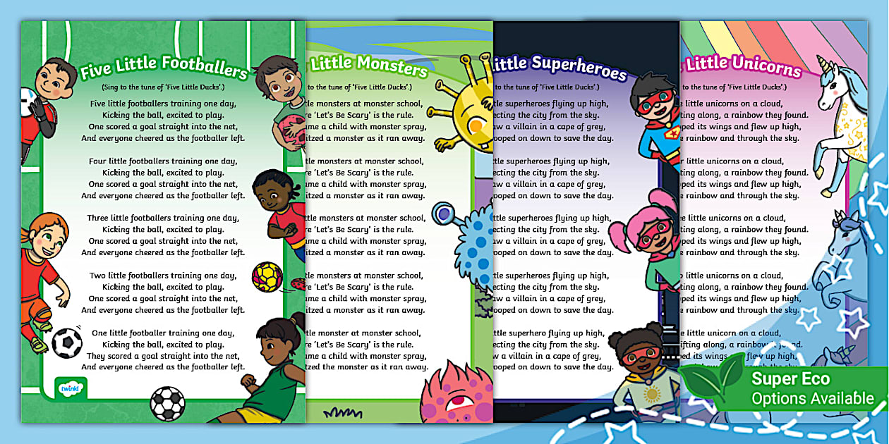 Five Little… Counting Song Pack | Home Maths Support