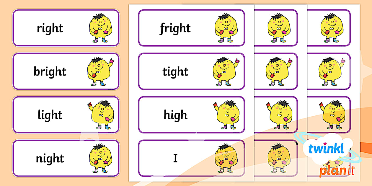 PlanIt English Year 1 Term 2A Spelling Word Cards - Twinkl