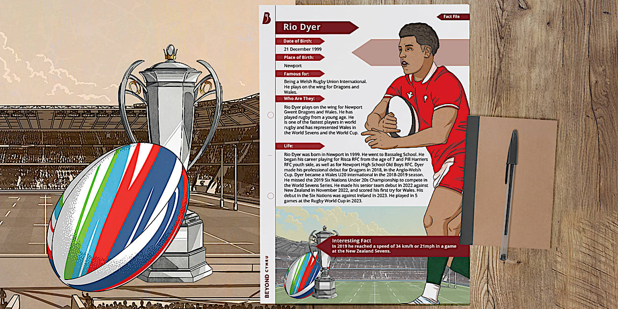Rio Dyer Fact File (teacher made) - Twinkl