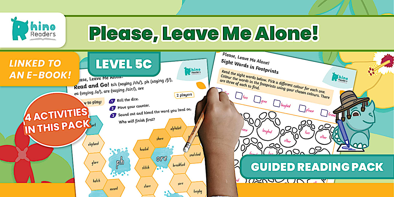 Level 5c Please, Leave Me Alone! Guided Reading Pack
