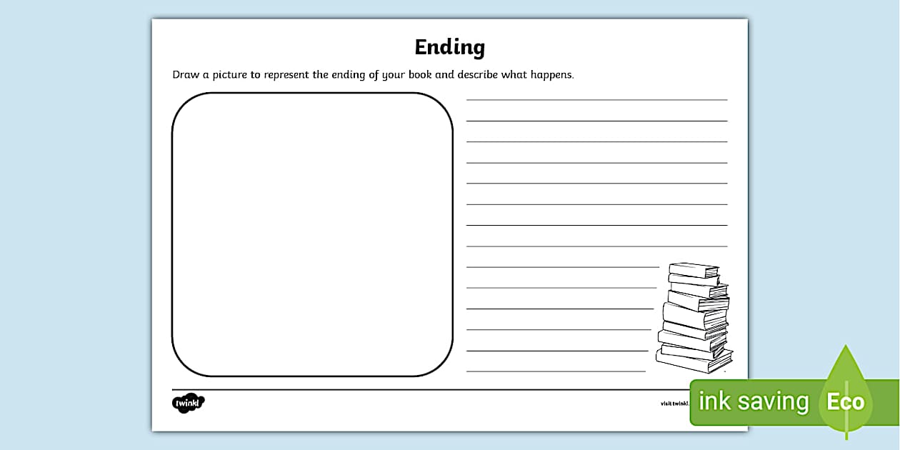 Editable Ending Reading Comprehension Activity - Twinkl