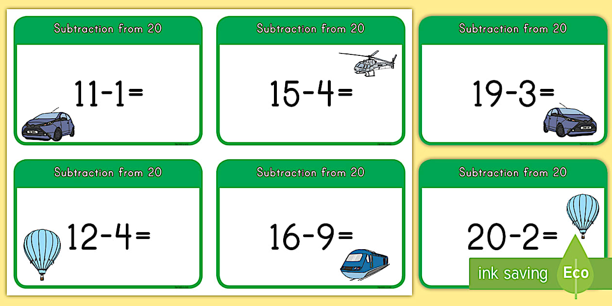 2nd Grade Math Worksheets Subtraction | Twinkl USA - Twinkl