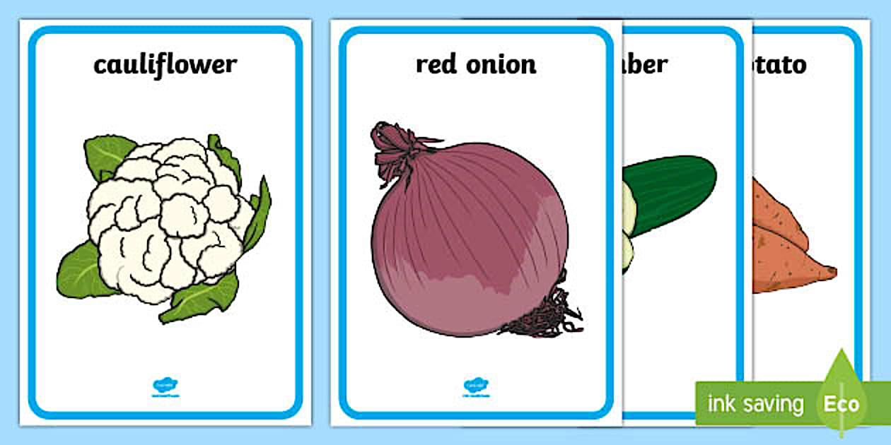Vegetable Display Posters - Primary Resources - Twinkl