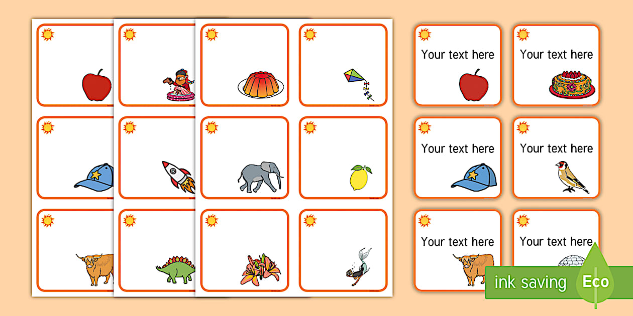 Sunshine Themed Editable Drawer-Peg-Name Labels - Twinkl