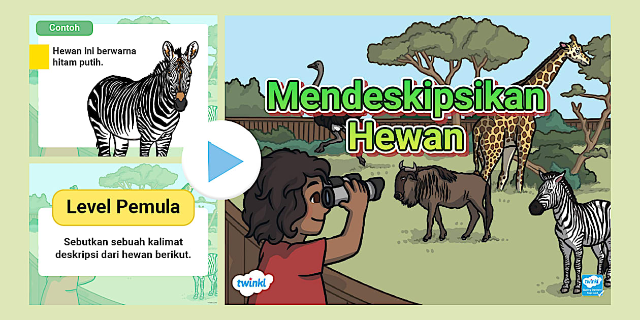 PowerPoint Mendeskipsikan Hewan (teacher made) - Twinkl