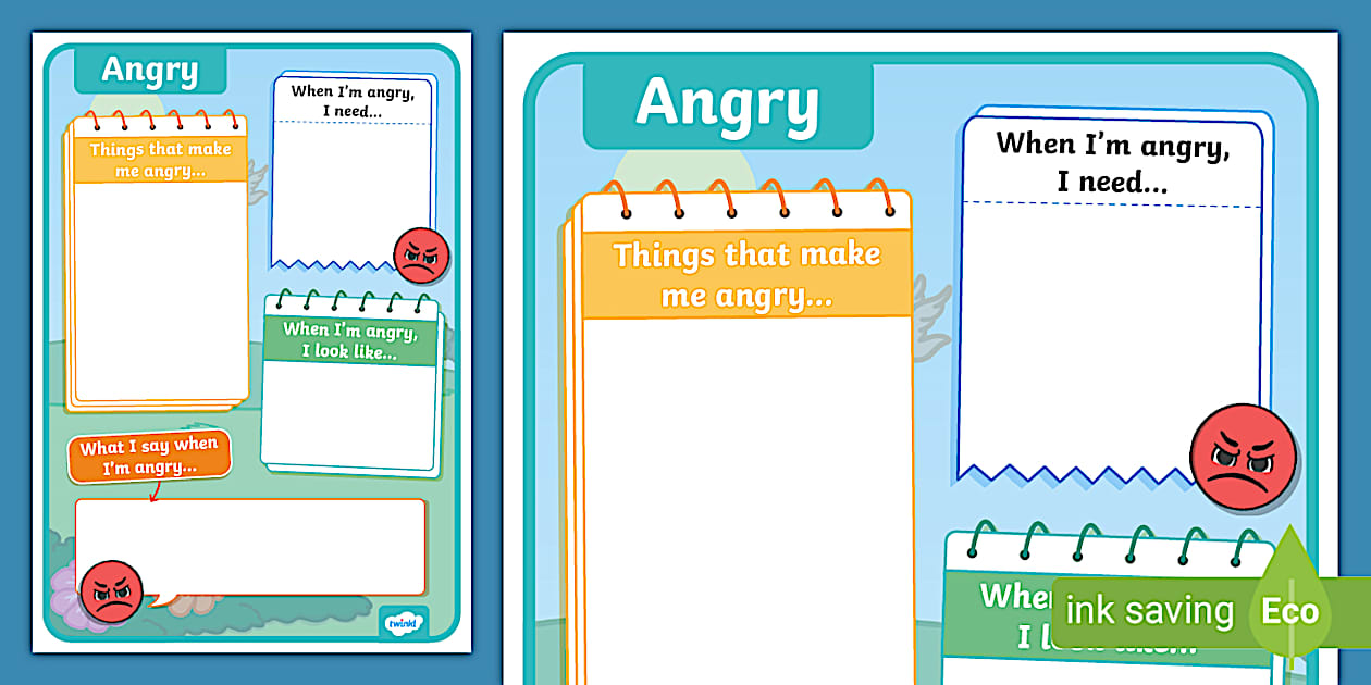 Angry Chart (teacher made) - Twinkl