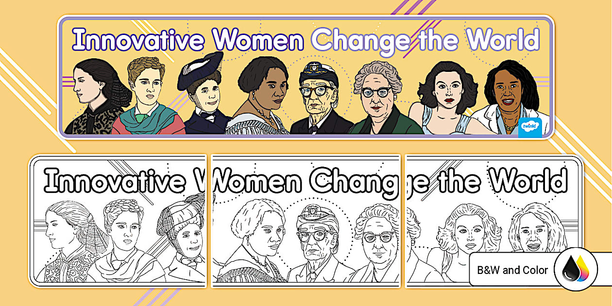 Women’s History Banner | 2nd Grade Resource | Twinkl USA