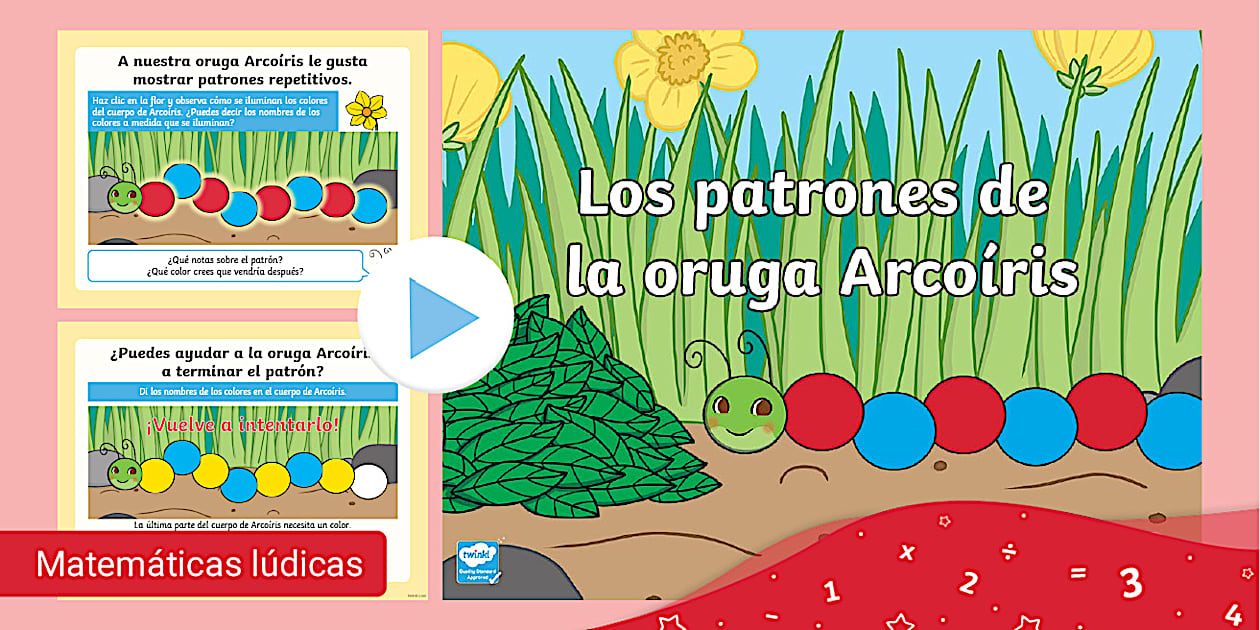 Patrones y secuencias - PowerPoint para preescolar - Twinkl