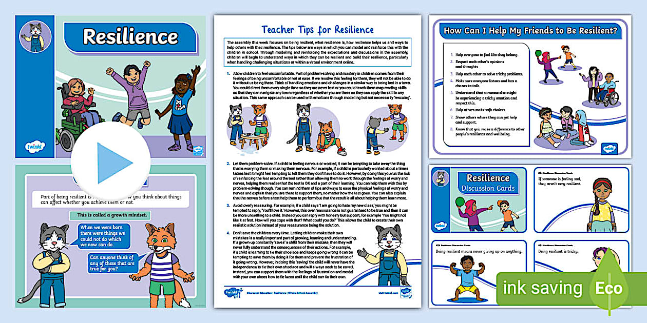 Resilience Whole School Assembly and Discussion Pack