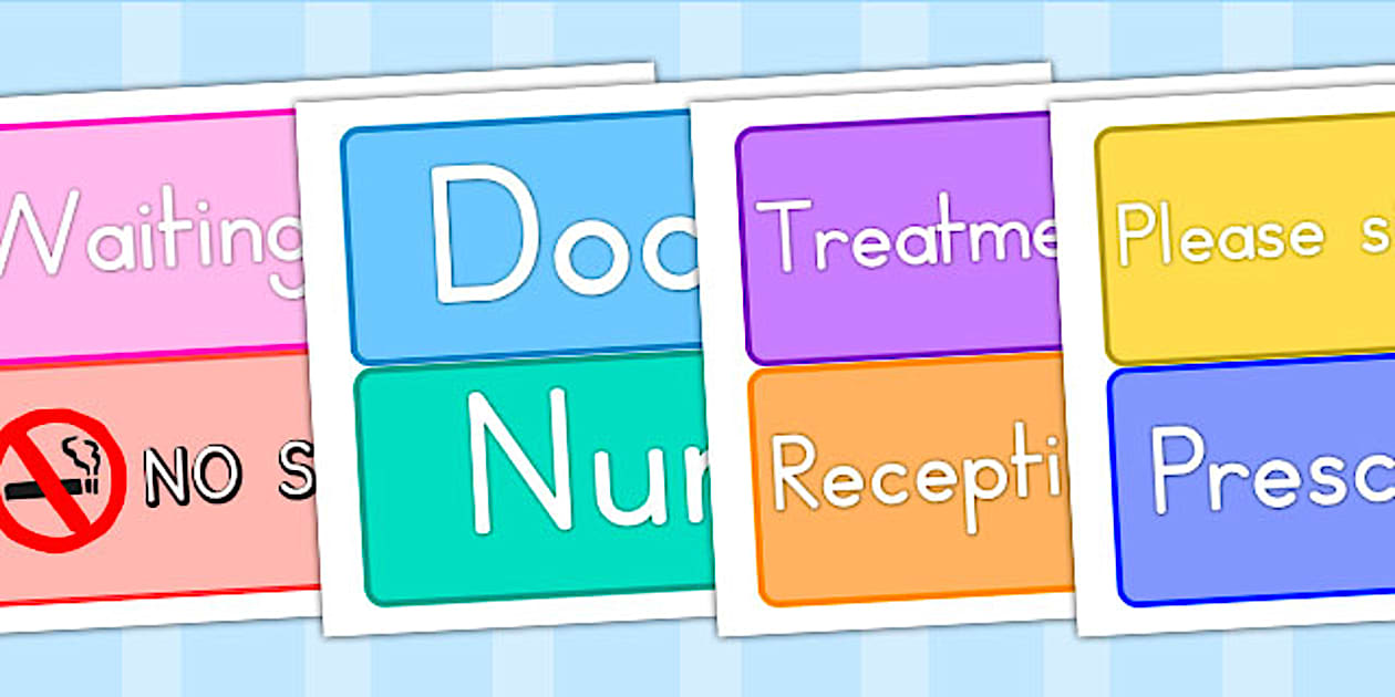 Doctors Surgery Signs (Hecho por educadores) - Twinkl