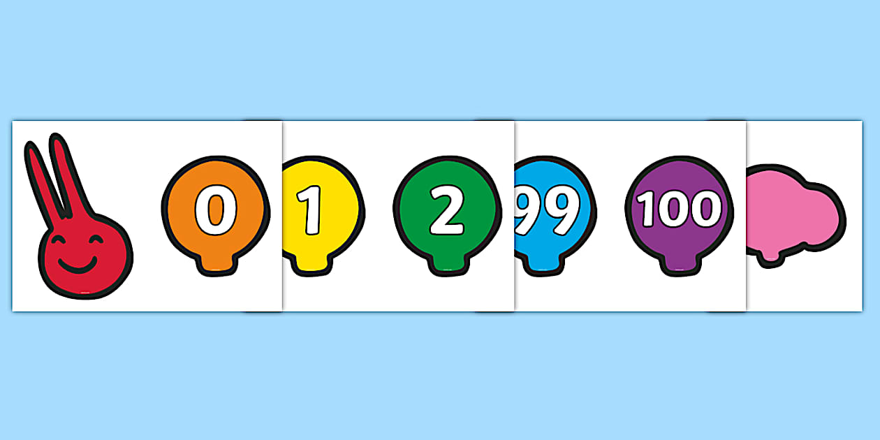 0 to 100 on Caterpillar Number Line (teacher made) - Twinkl