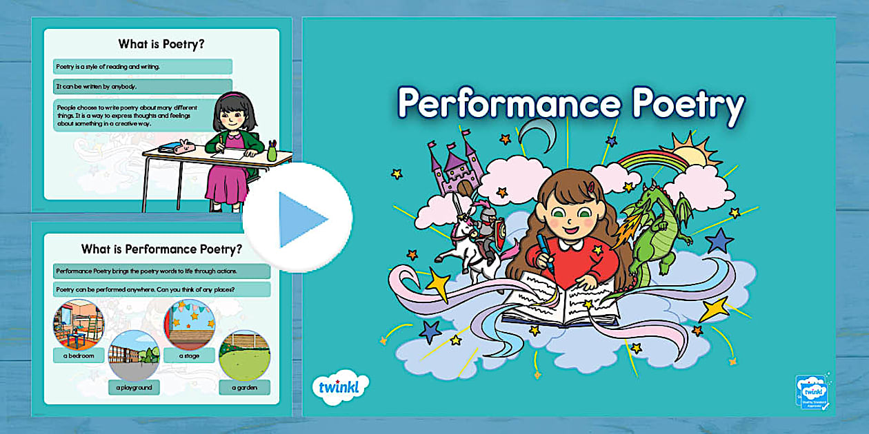 Performance Poetry Informational PowerPoint - Twinkl
