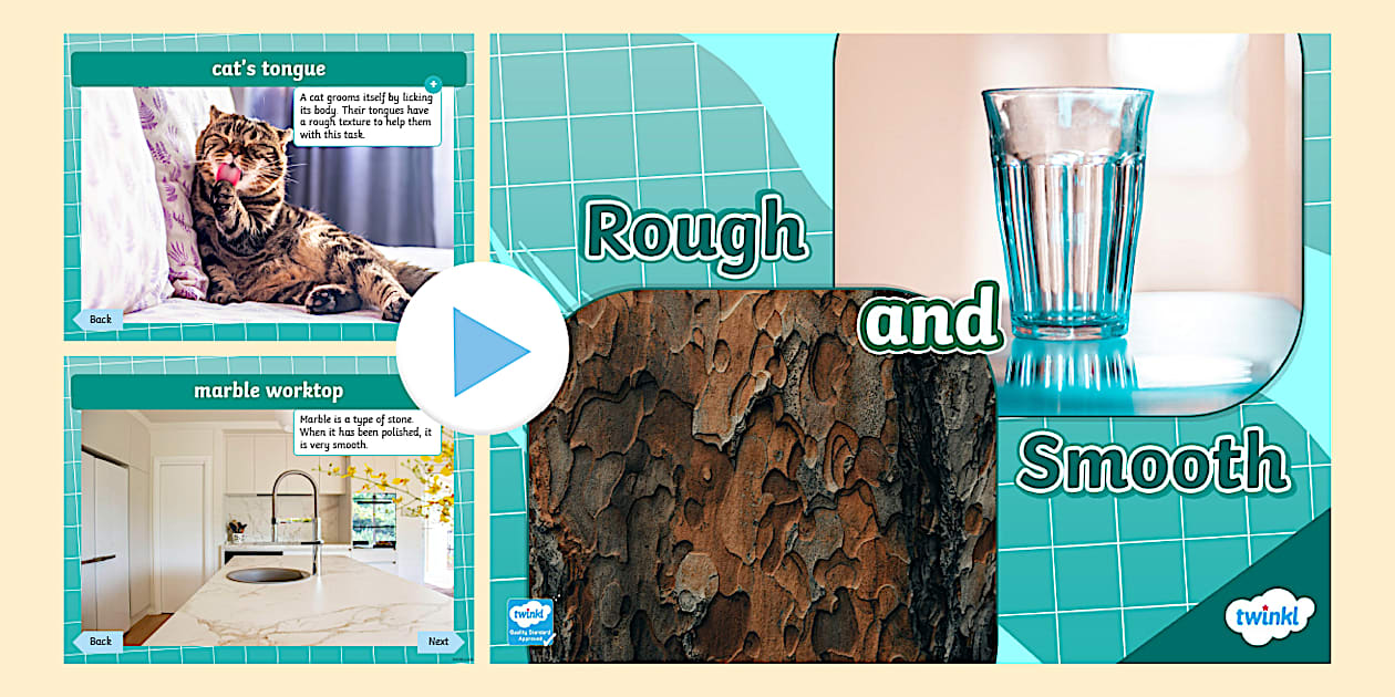Rough and Smooth Photo Powerpoint (Hecho por educadores)