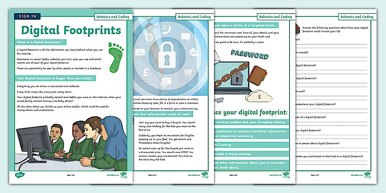Robotics And Coding Digital Footprints Lehrer Gemacht