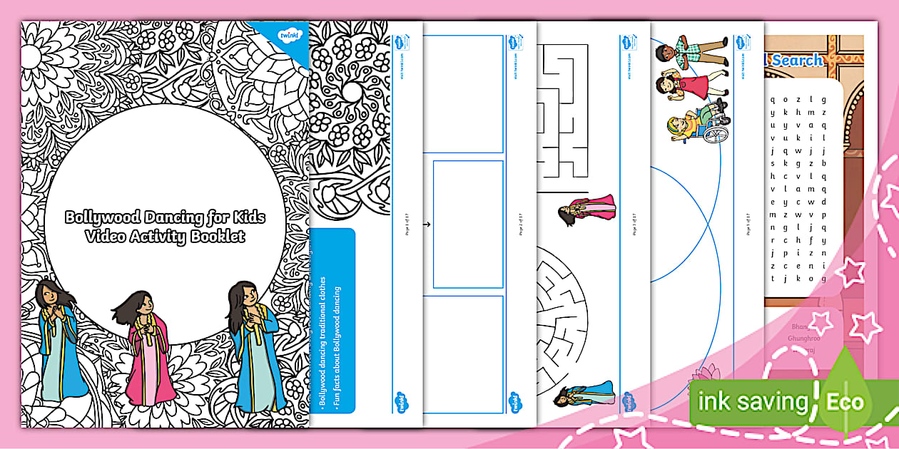 Get Moving with Rupal - Bollywood Dancing for Kids Video Activity Booklet