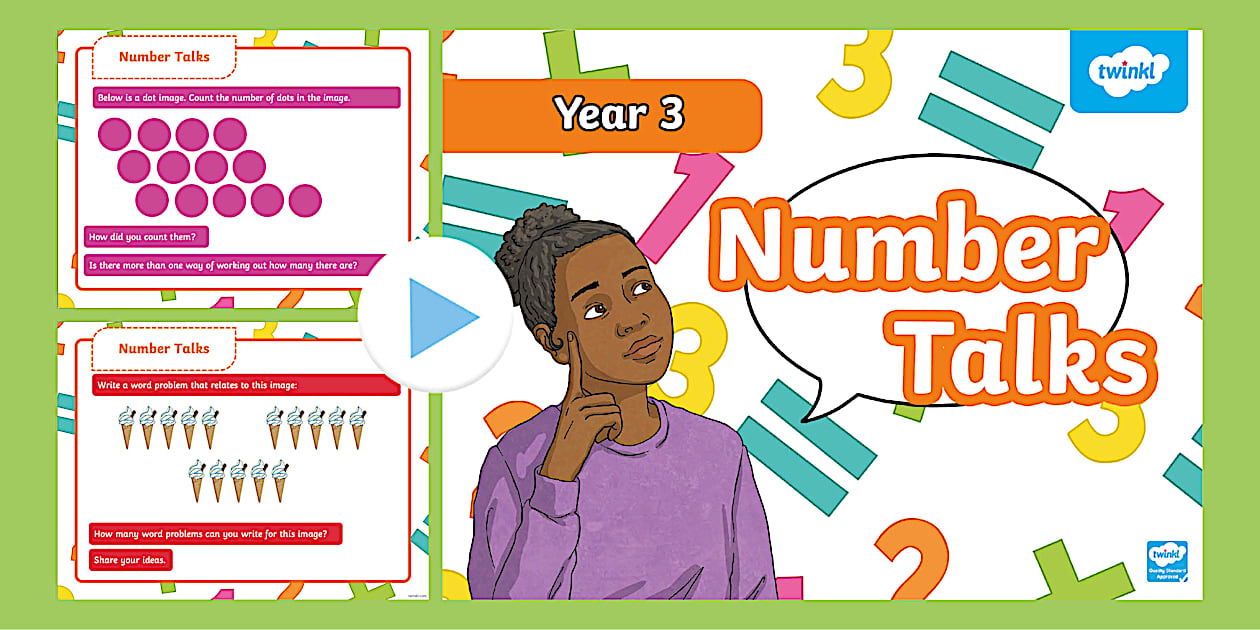 Year 3 Number Talks PowerPoint | Maths | Twinkl - Twinkl