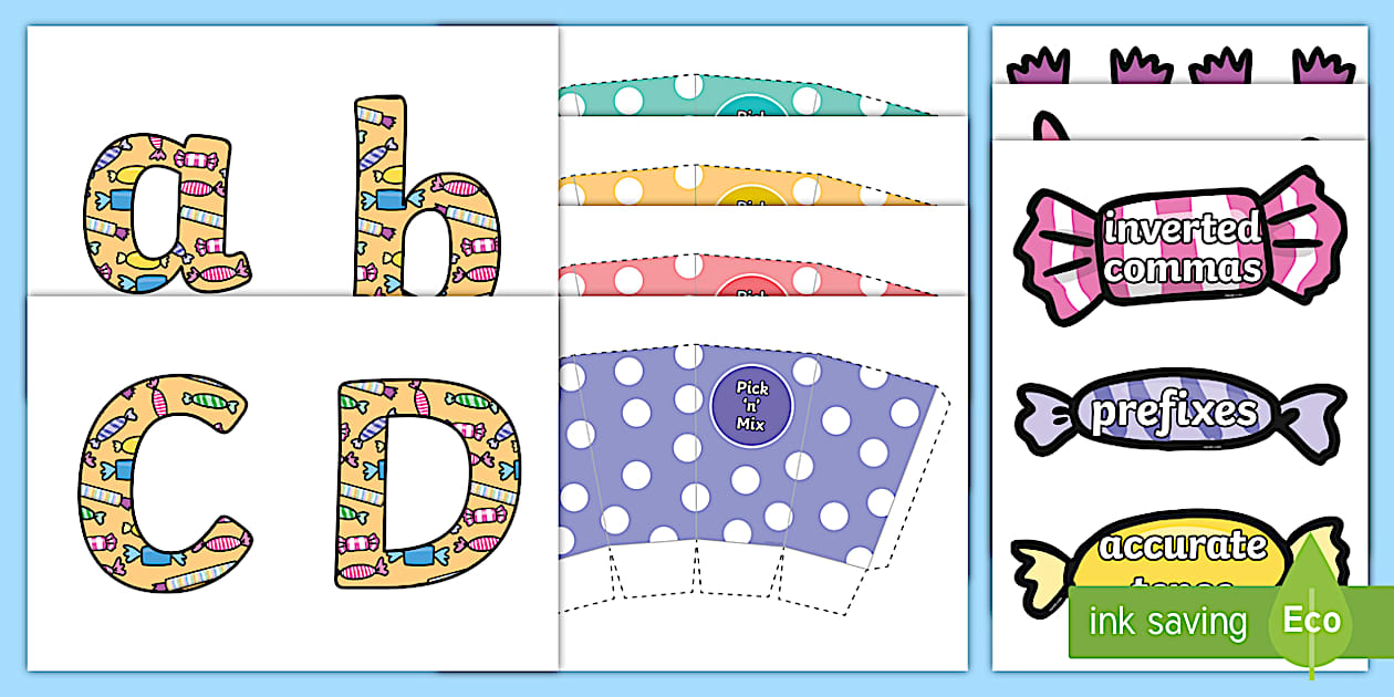 Cursive Year 4 Writing Expectations Pick and Mix Display Pack