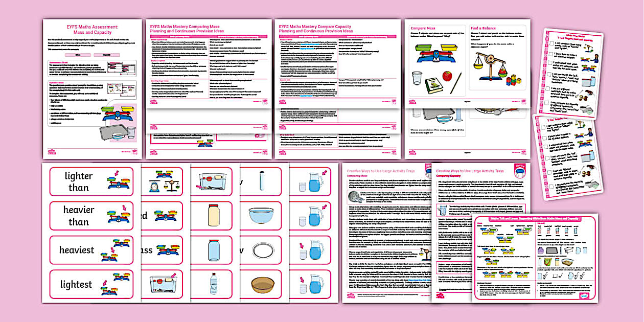EYFS Planning & Assessment: White Rose Maths Mass & Capacity