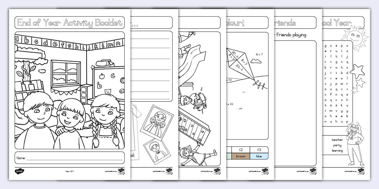 Grade 1 End of Year Activity Booklet (teacher made) - Twinkl
