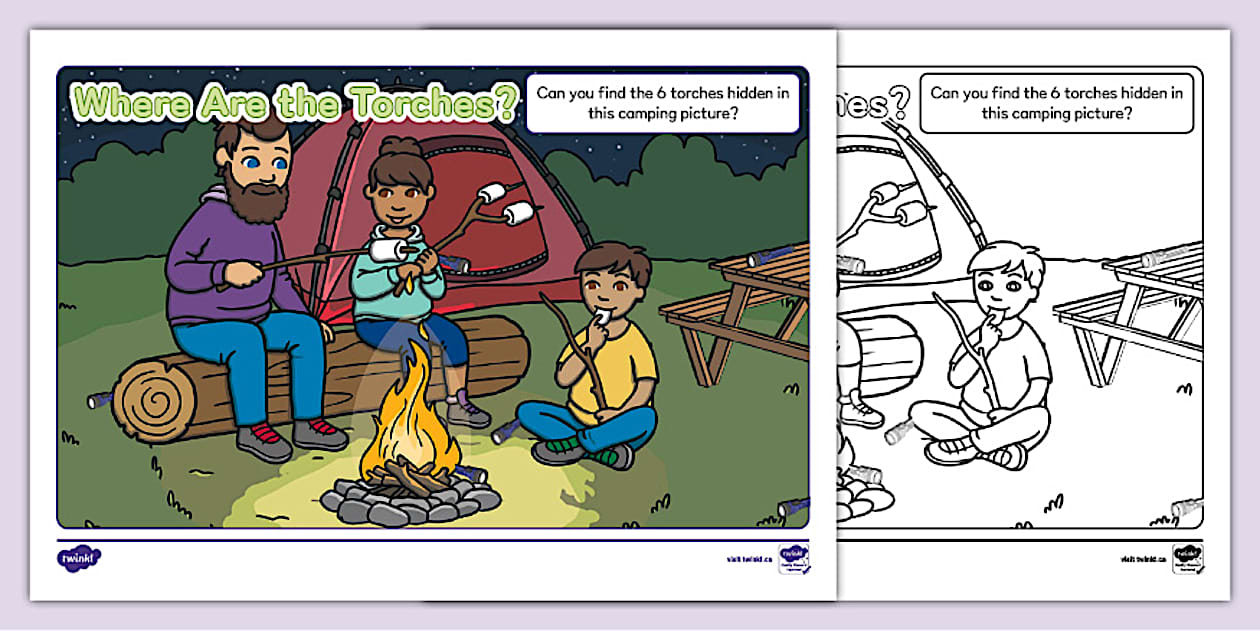 Where's the Torch? I Spy Activity (teacher made) - Twinkl