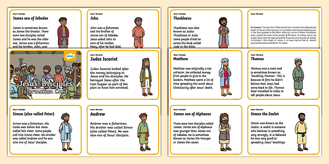 Characteristics of the 12 Disciples | Christian Education