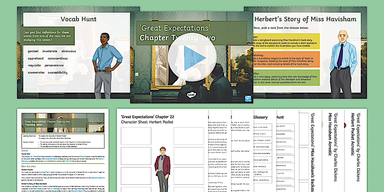 Editable Great Expectations Lesson 6: Chapter 22 - Twinkl