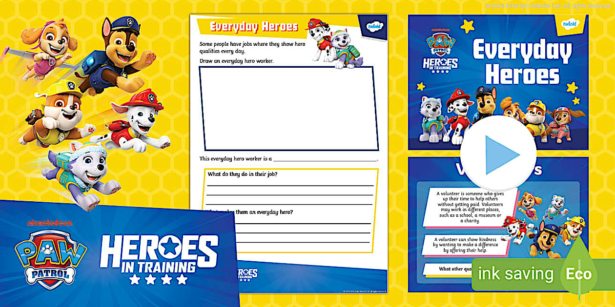 FREE! - PAW Patrol: Everyday Heroes Activity Pack - Twinkl