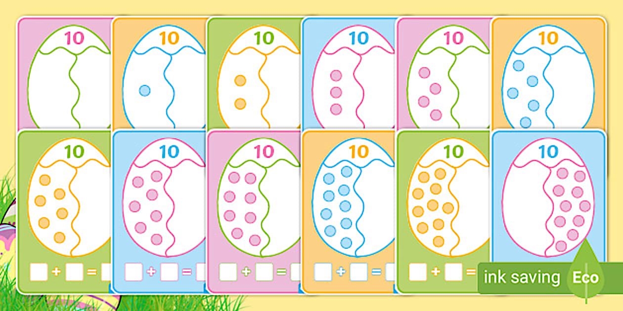 👉 Easter Egg Composition of 10 Activity Cards - Twinkl