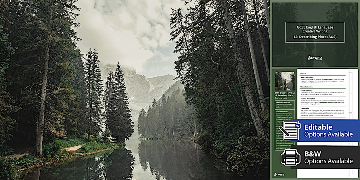 GCSE English Language Creative Writing L3 - Describing Place