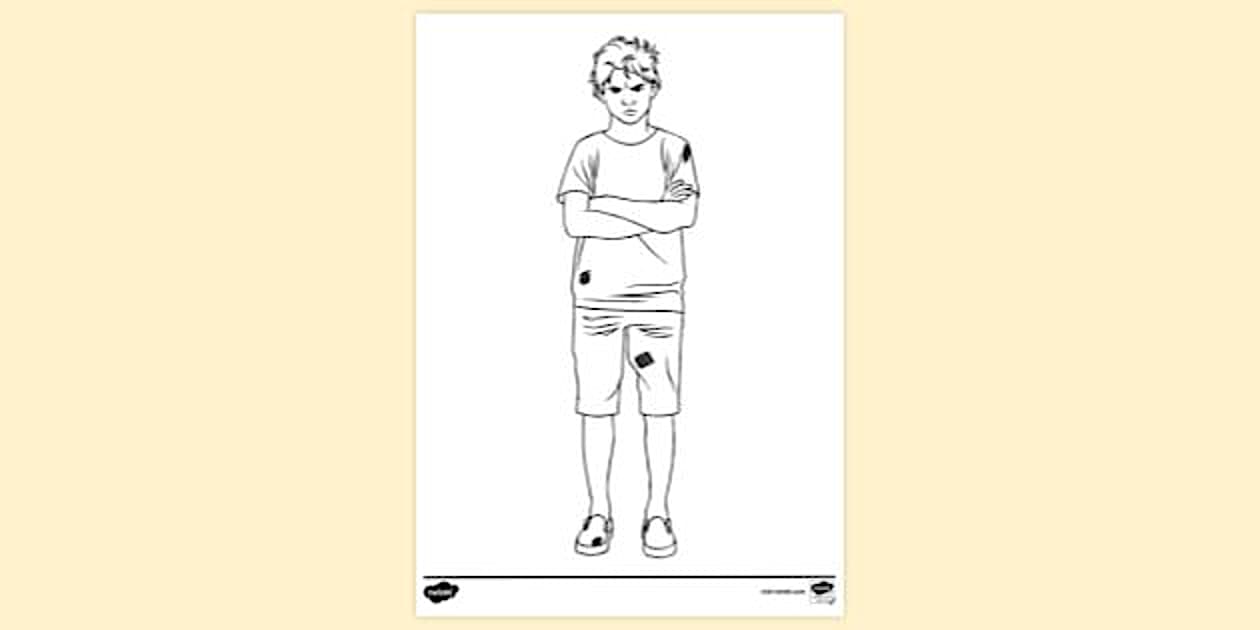 Young Sammy Colouring Sheet | Colouring Sheets - Twinkl
