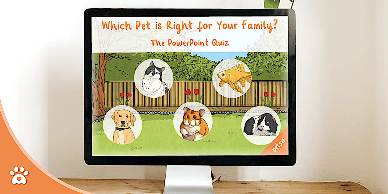 Which Pet is Right for Me? - PowerPoint Quiz - Twinkl Pets