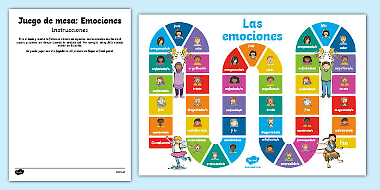 Juego de mesa: Las emociones | Educación emocional - Twinkl