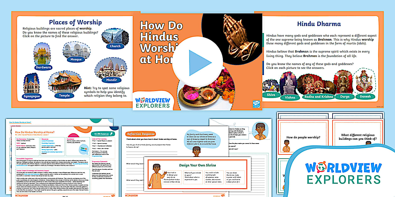 RE: Sacred Places in Hindu Dharma: LKS2 Lesson Pack 1