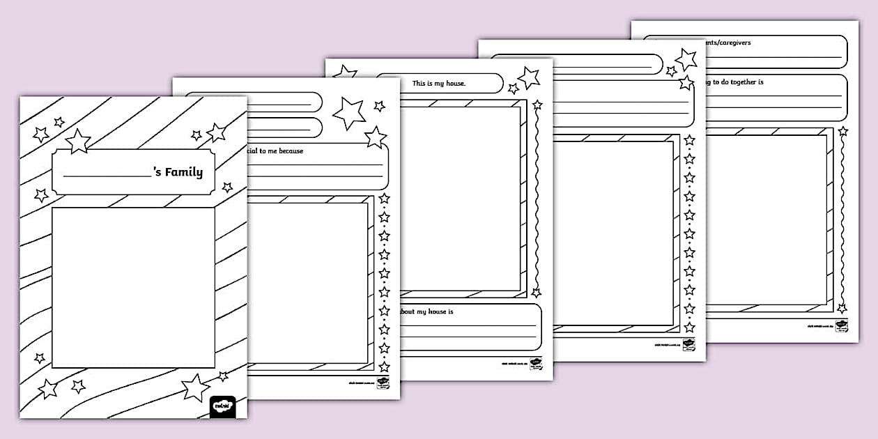 My Family Booklet (Teacher-Made) - Twinkl