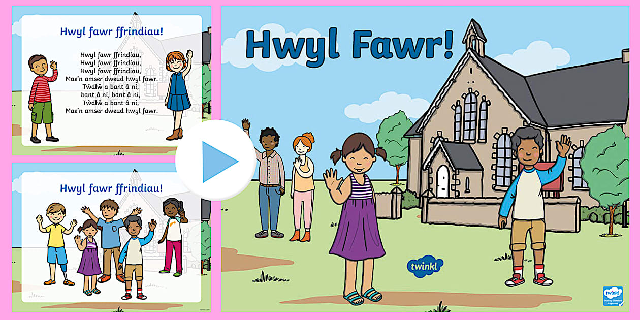 How to Say Goodbye in Welsh | Fun PowerPoint - Twinkl