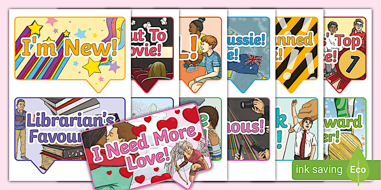 Book Call Outs (teacher made) - Twinkl