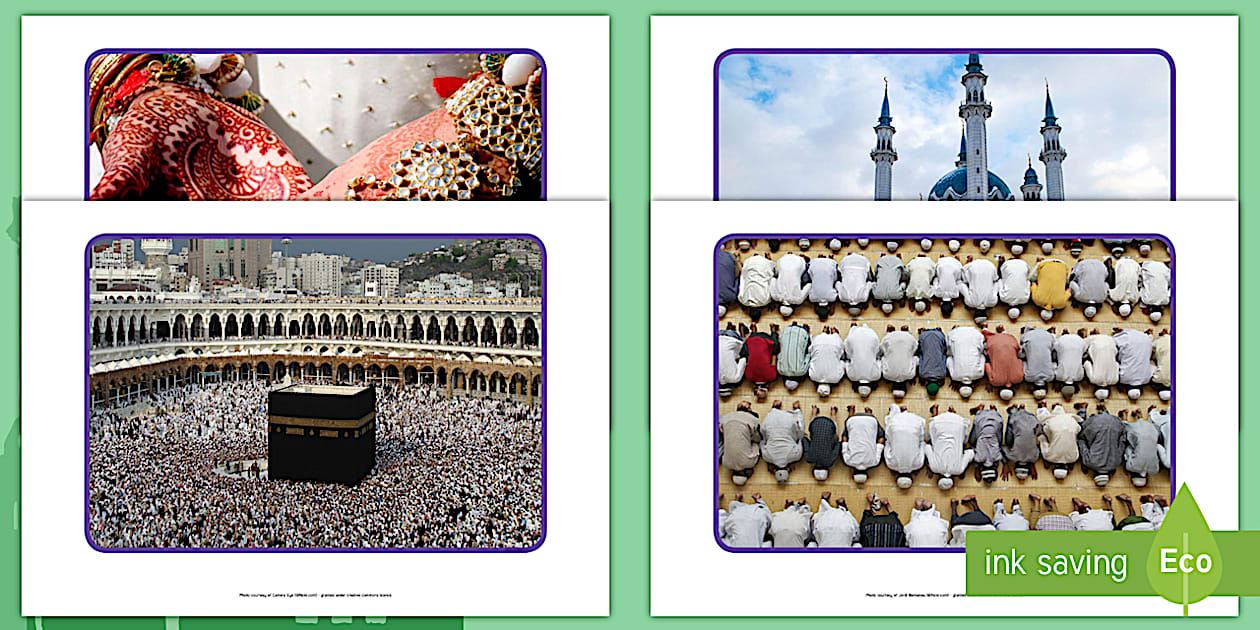 Eid Mubarak Display Pictures (teacher made) - Twinkl