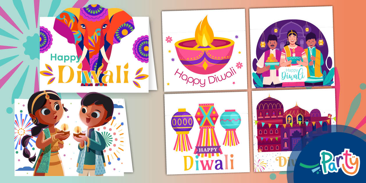 3D Diwali Card Pack (teacher made) - Twinkl