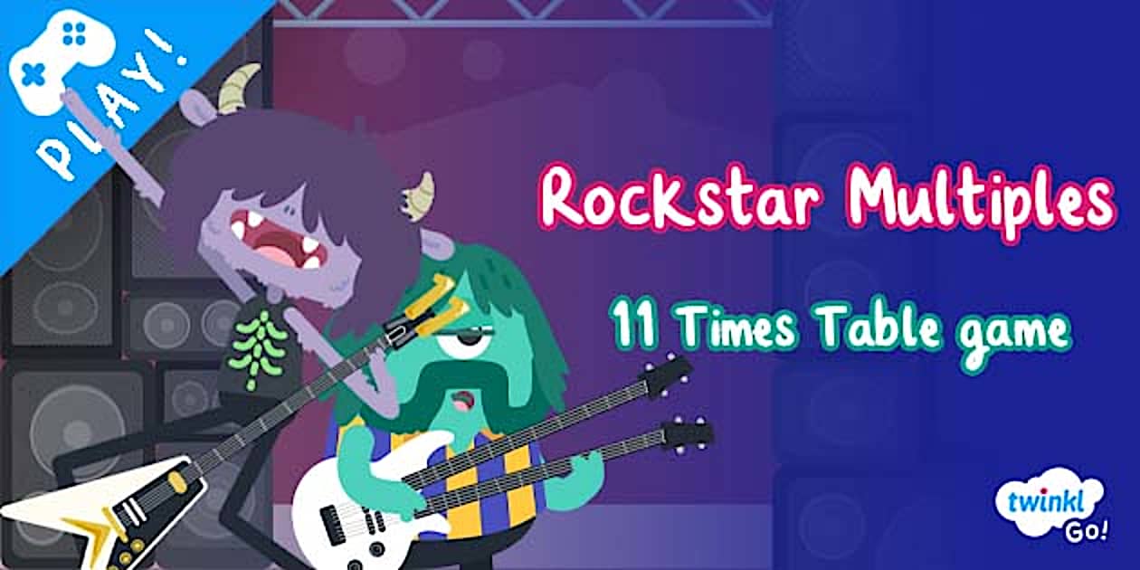 Rockstar 11 Times Table Game | Twinkl Go! (teacher made)