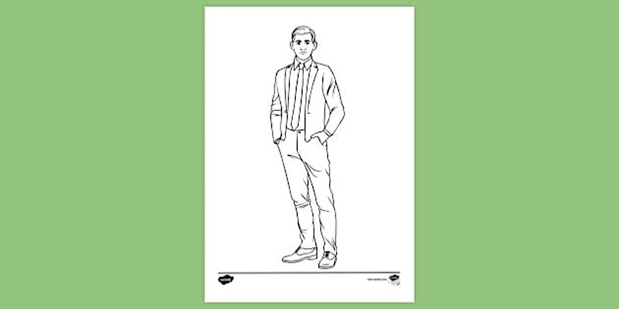 Older Edward Colouring | Colouring Sheet (teacher made)