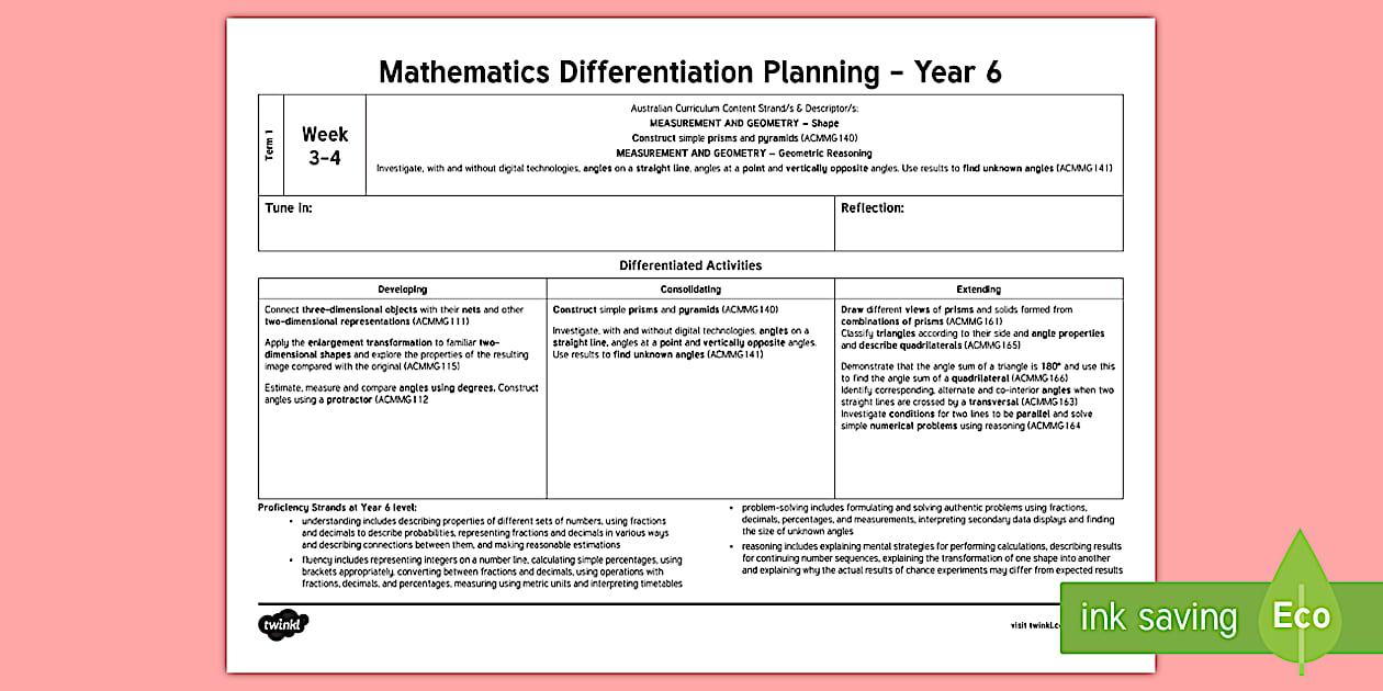 Year 4 Statistics Mathematics Differentiated Plan - Twinkl