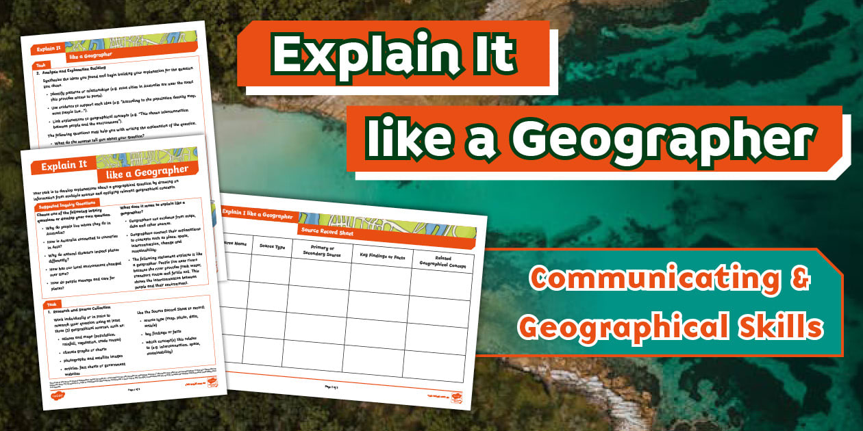 Explain It like a Geographer