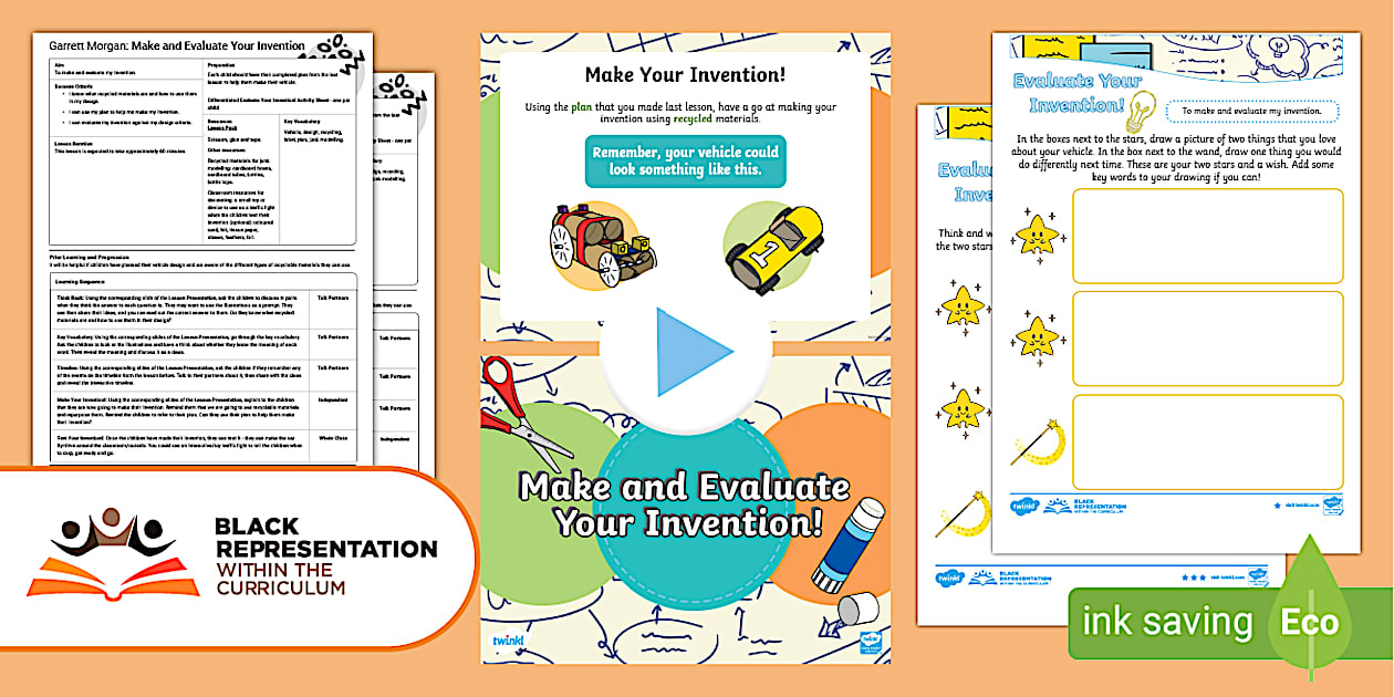 Garrett Morgan KS1: Make and Evaluate Your Invention