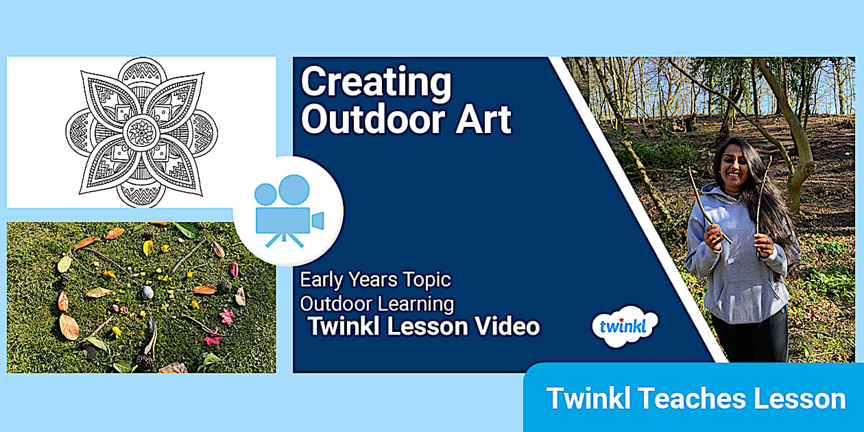 Nature Mandala Video Lesson | Early Years Outdoor Learning