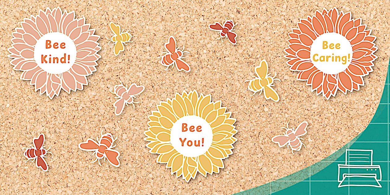 Bee Cut Out | Wellbeing Classroom Display (teacher made)