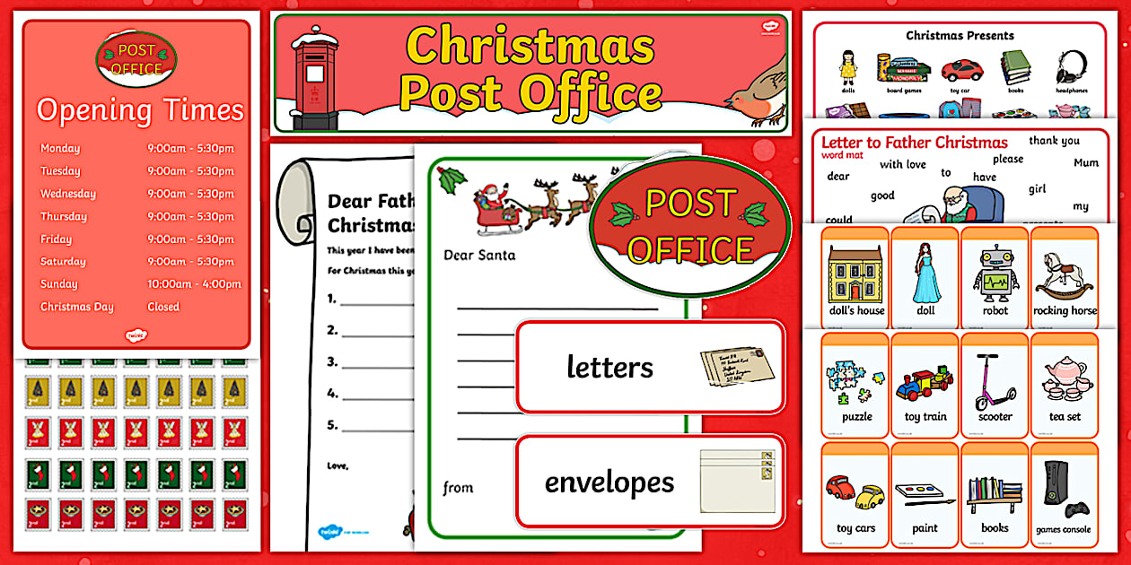 Letter to Santa Role-Play Pack (teacher made) - Twinkl