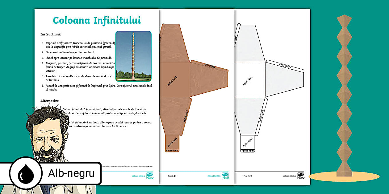 Ziua Brâncuși: Coloana Infinitului – Activitate practică