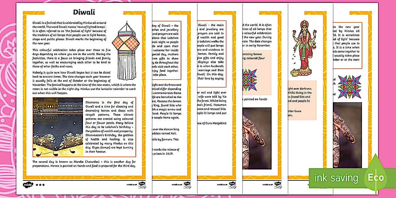 Diwali Fact Sheet for Learners I Twinkl Canada - Twinkl