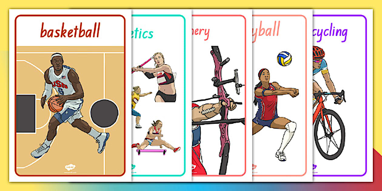 Sport Posters (teacher made) - Twinkl
